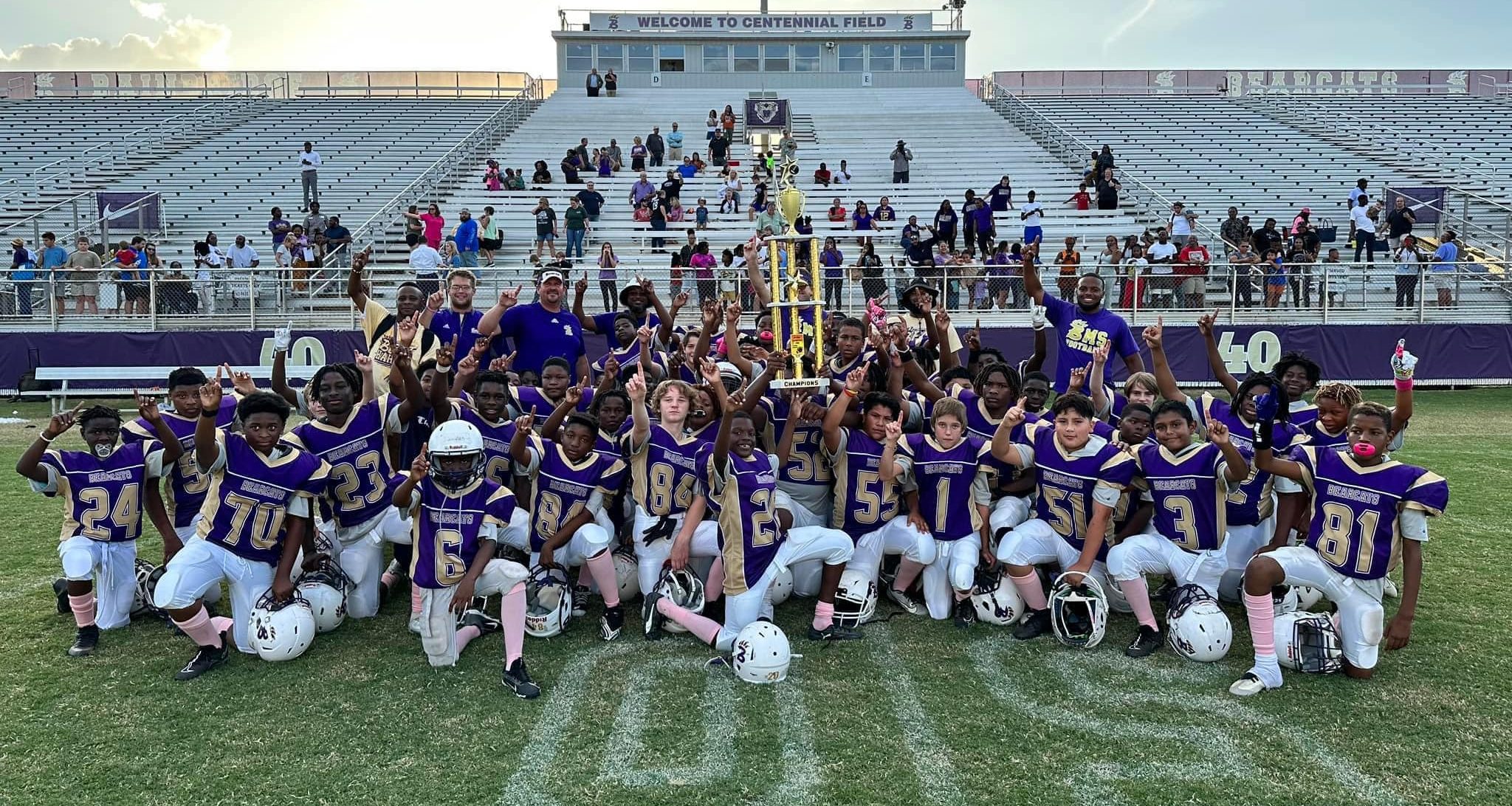 BMS 7th grade football team crowned region champions | The Post-Searchlight