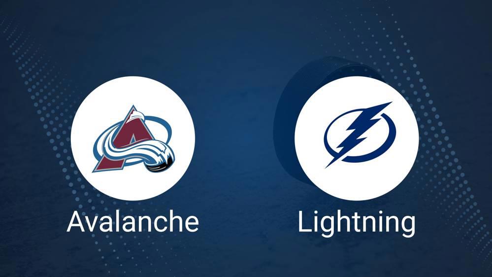 Where to Watch Colorado Avalanche vs. Tampa Bay Lightning on TV or ...