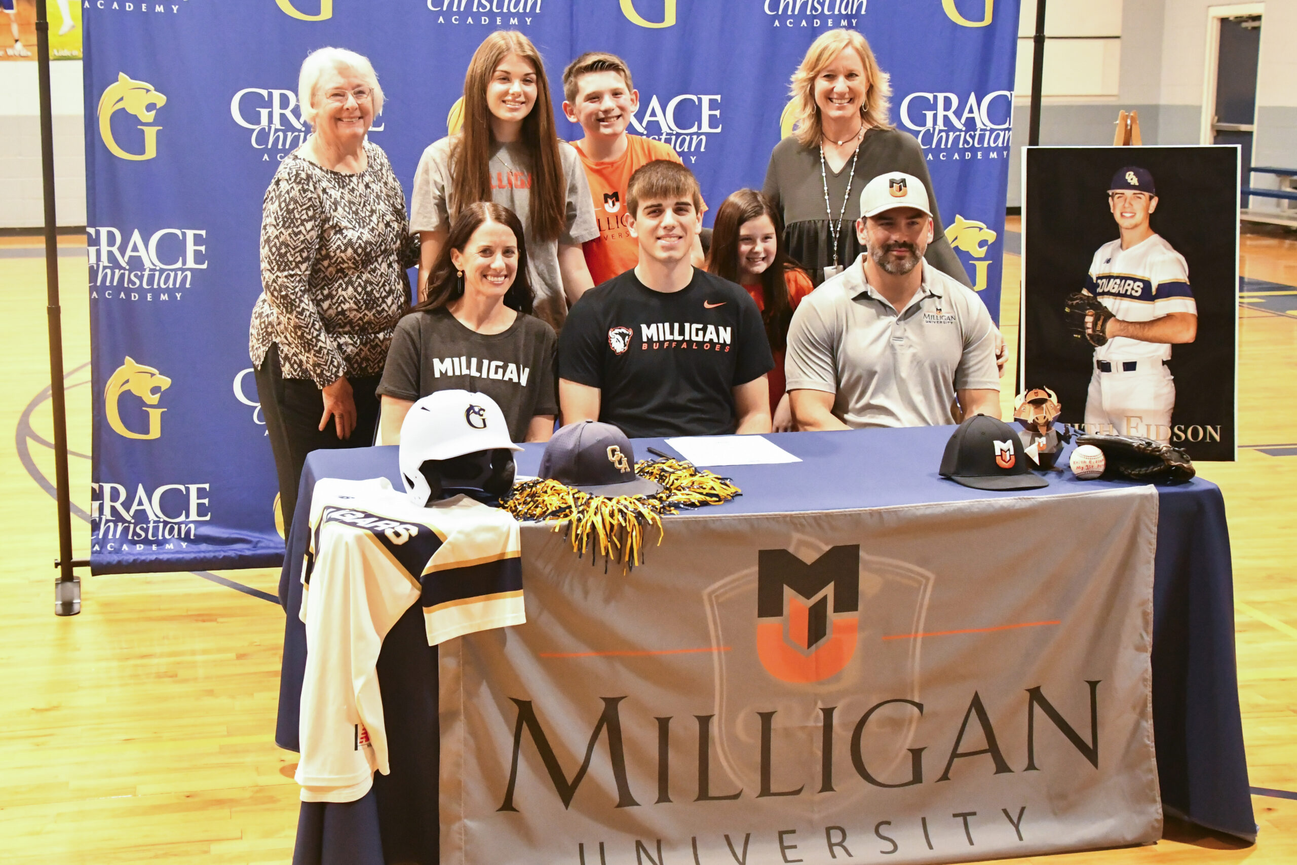 Grace Christian’s Keith Eidson commits to play baseball at Milligan ...