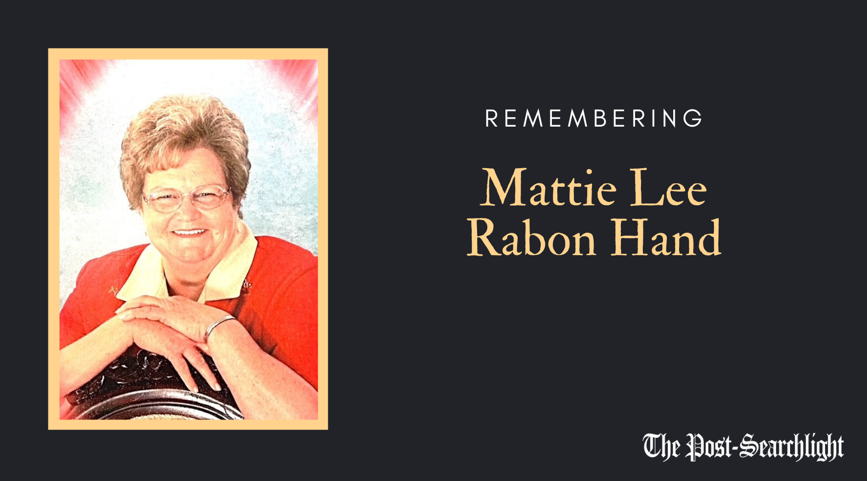 Mattie Lee Rabon Hand | The Post-Searchlight