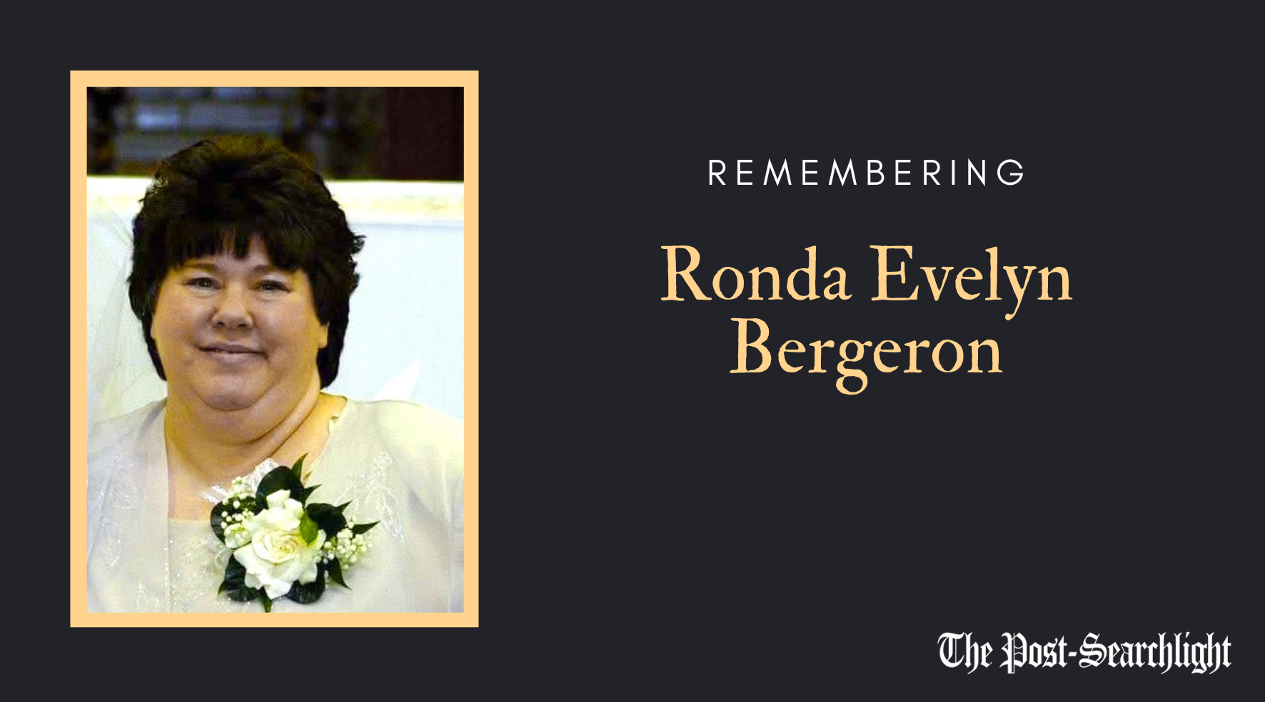 Ronda Evelyn Bergeron | The Post-Searchlight