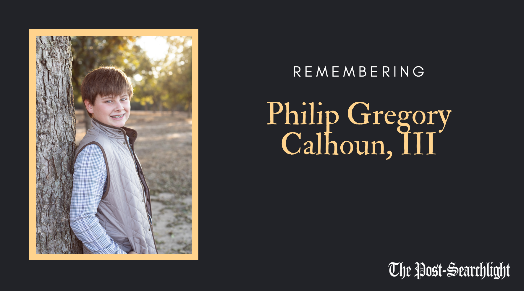 Philip Gregory Calhoun, III | The Post-Searchlight