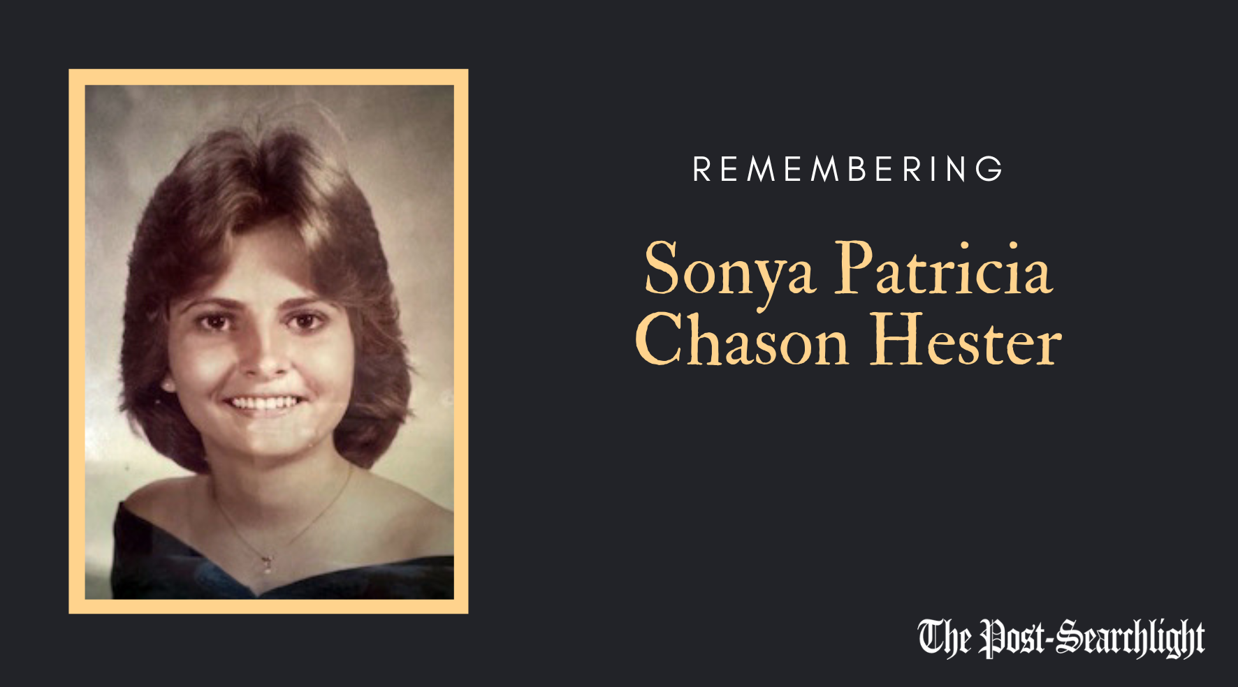 Sonya Patricia Chason Hester | The Post-Searchlight